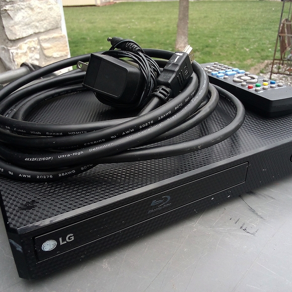 LG | Media | Lg Bluray Player With Remote And Cables Built In Wifi ...